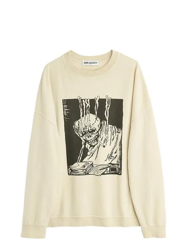 Our Legacy Slack Sweatshirt - Angry Fan Mail Print