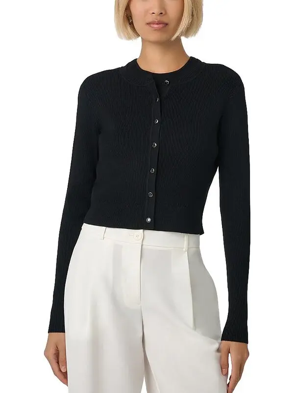 TOCCIN Zoe Cropped Cardigan - Jet