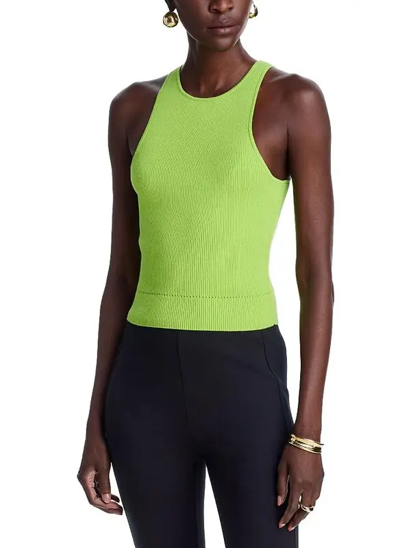 TOCCIN Avery Racer Tank Top - Lime