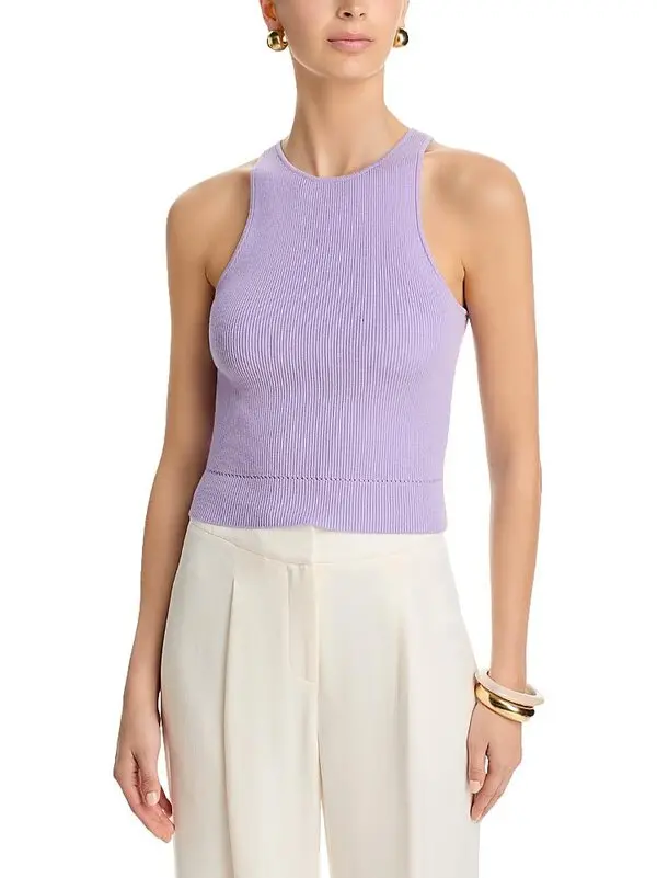 TOCCIN Avery Racer Tank Top - Wisteria