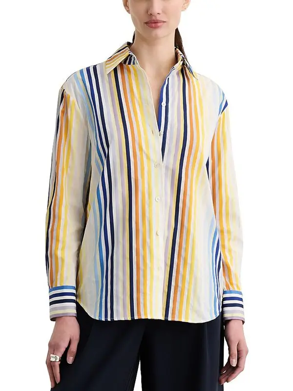 TOCCIN Brennan Boyfriend Shirt - Sunset