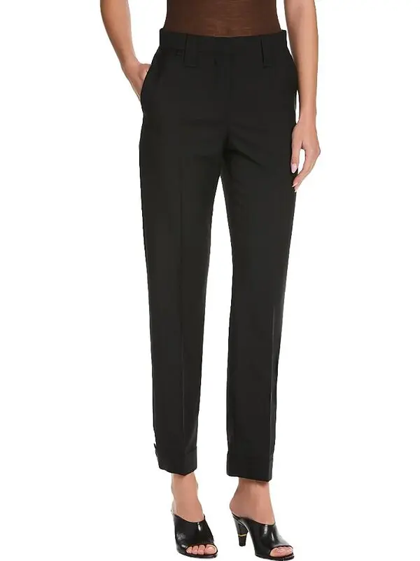 Versace Wool Blend Lightweight Pants - Black