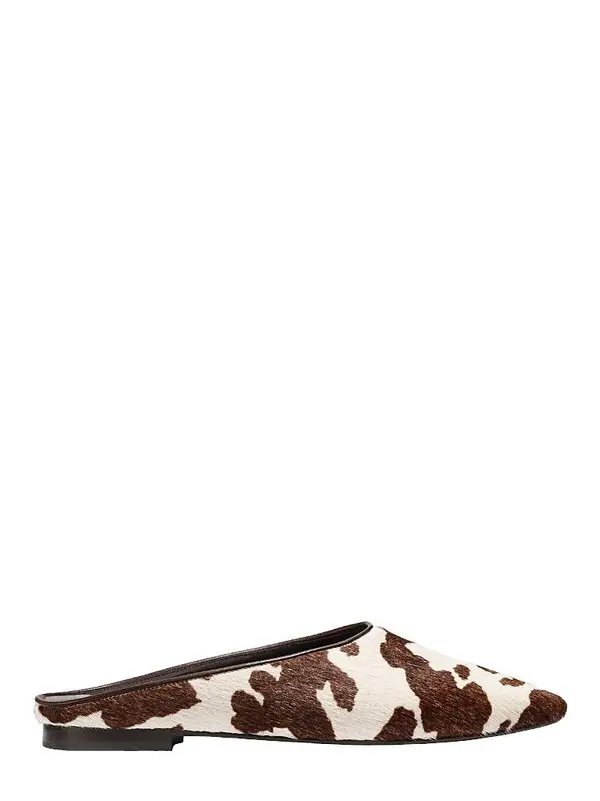 MARGAUX LONNBERG The Clara Flat - Cow Print Haircalf