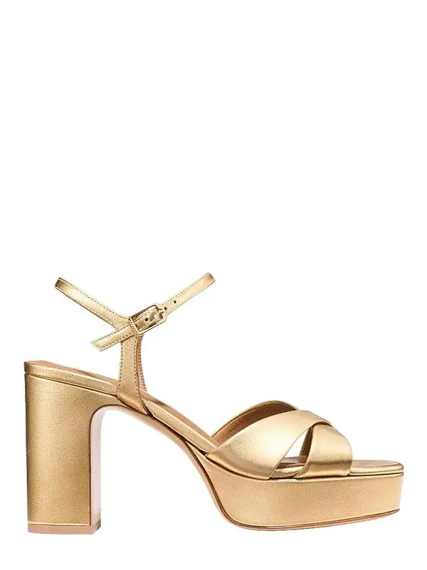 MARGAUX LONNBERG The Paloma Platform - Gold Nappa