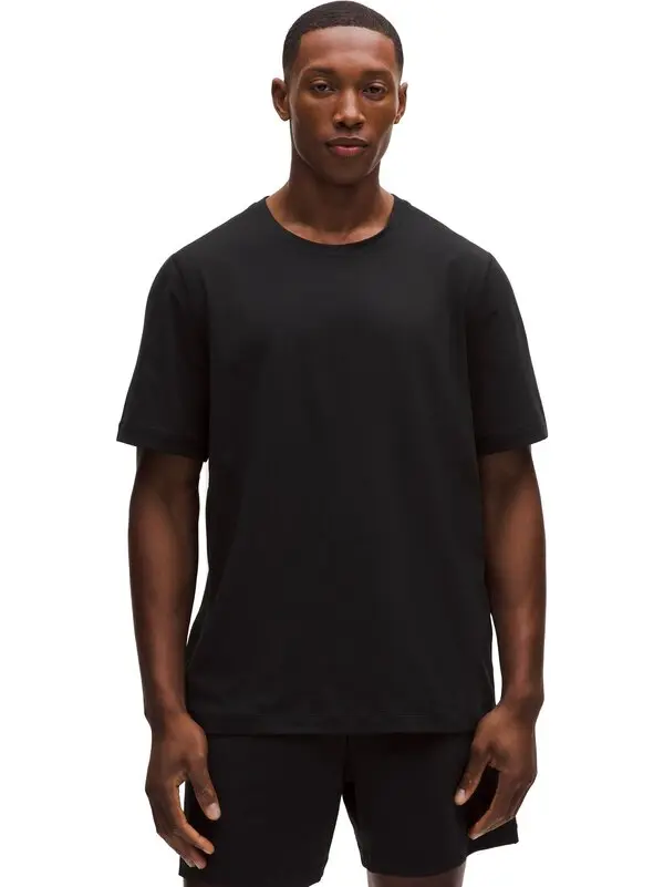 Lululemon Mesh Soft Jersey Short-sleeve Shirt - Black