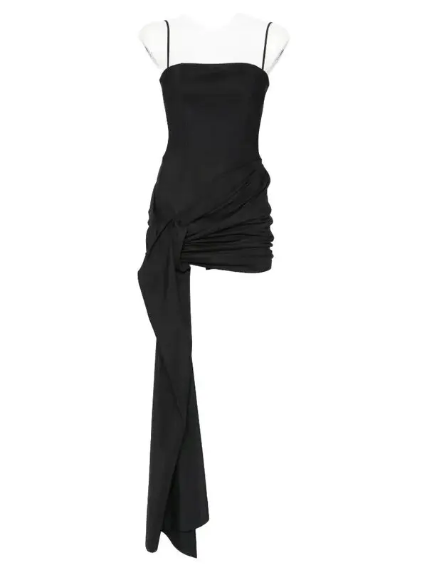 Chiara Boni La Petite Robe Knot Detail Dress - Black
