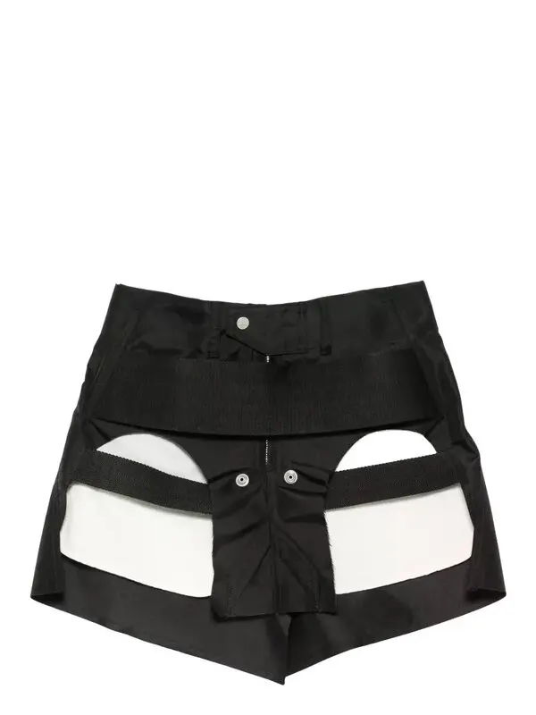 Rick Owens Temple Mini Skirt - Black