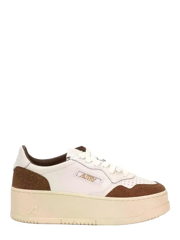 AUTRY Platform Lace-up Sneakers - White