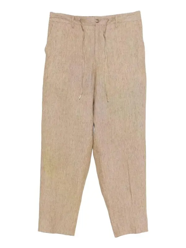 BRIGLIA 1949 Drawstring Trousers - Neutrals