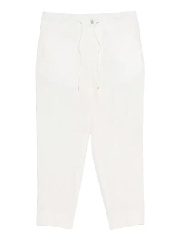 BRIGLIA 1949 Covents Drawstring Trousers - White
