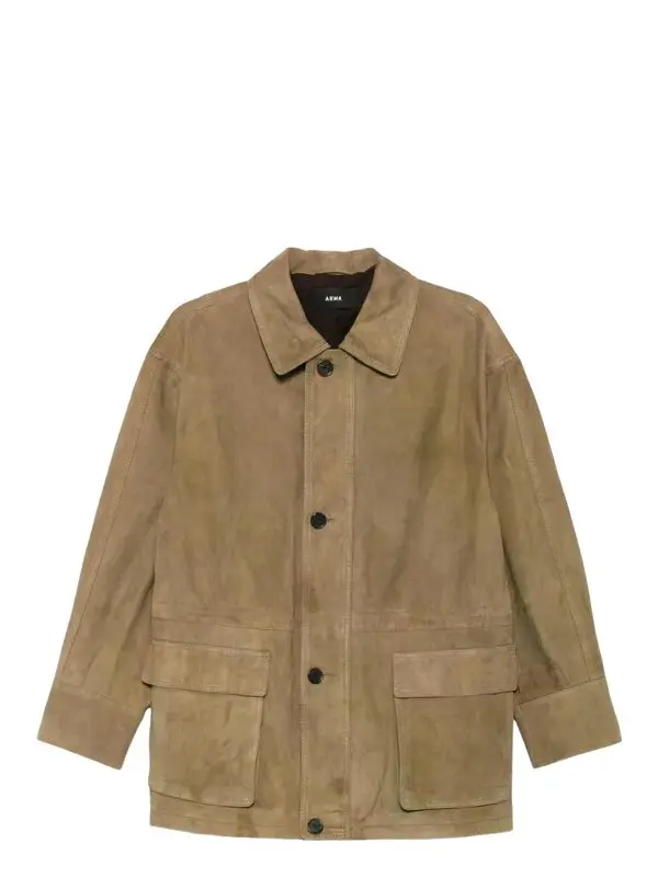 ARMA Maeve Suede Jacket - Neutrals