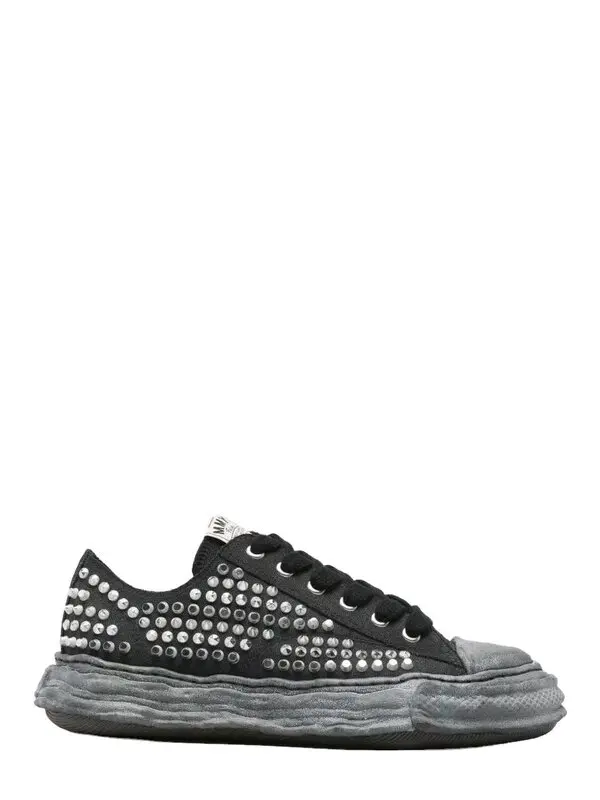 Mihara Yasuhiro Studded Low Top Sneakers - Black