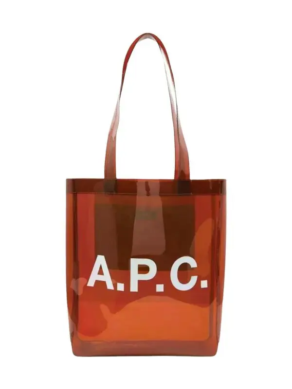 A.p.c. Logo Tote Bag - Orange