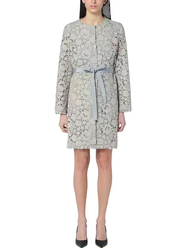 P.a.r.o.s.h Floral-lace Jacket - Grey