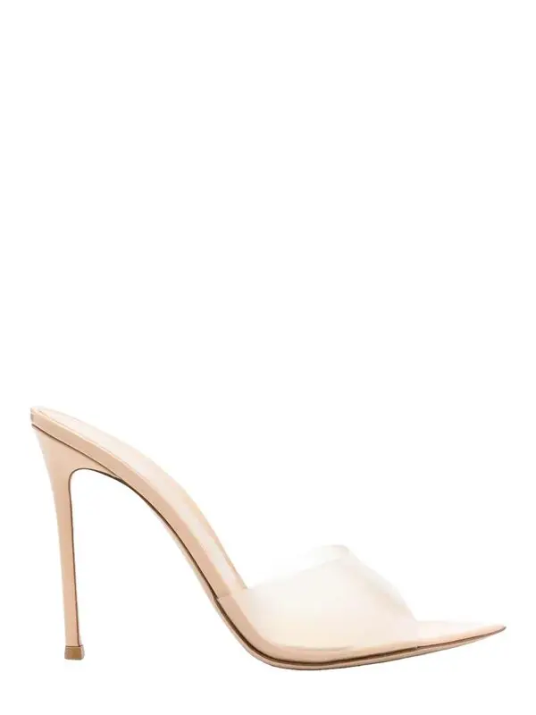 GIANVITO ROSSI Elle Pointed Sandals - Neutrals