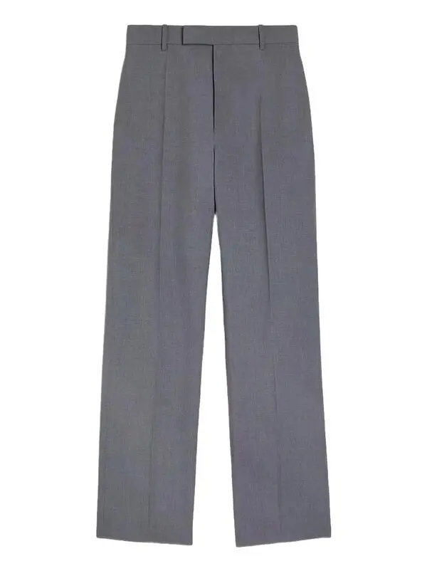 JIL SANDER Virgin Wool Trousers - Grey