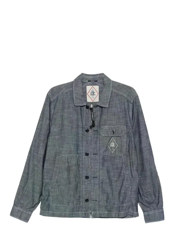 C.P. COMPANY Button Pocket Shirt - Blue