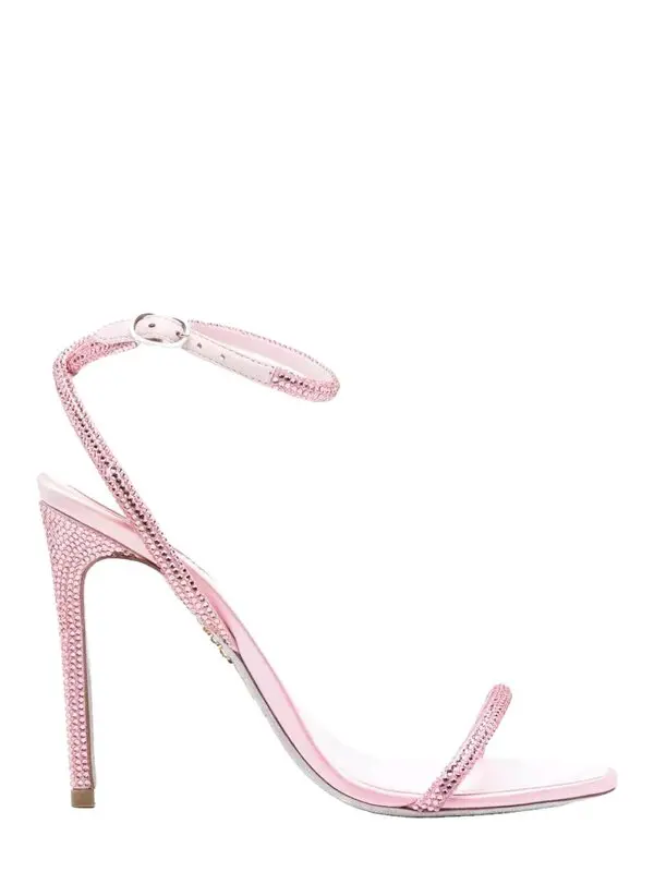 Rene Caovilla Ellabrita Embellished Heeled Sandals - Pink