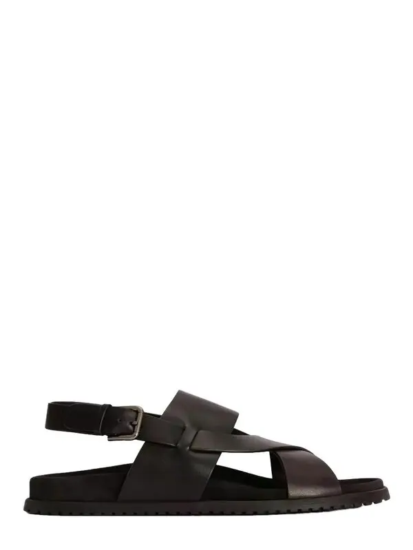 Dolce & Gabbana Dg Casual Calfskin Sandals - Black