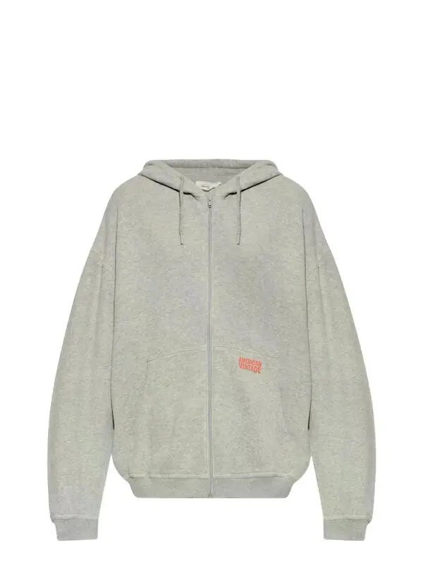 American Vintage Zip-up Hoodie - Grey