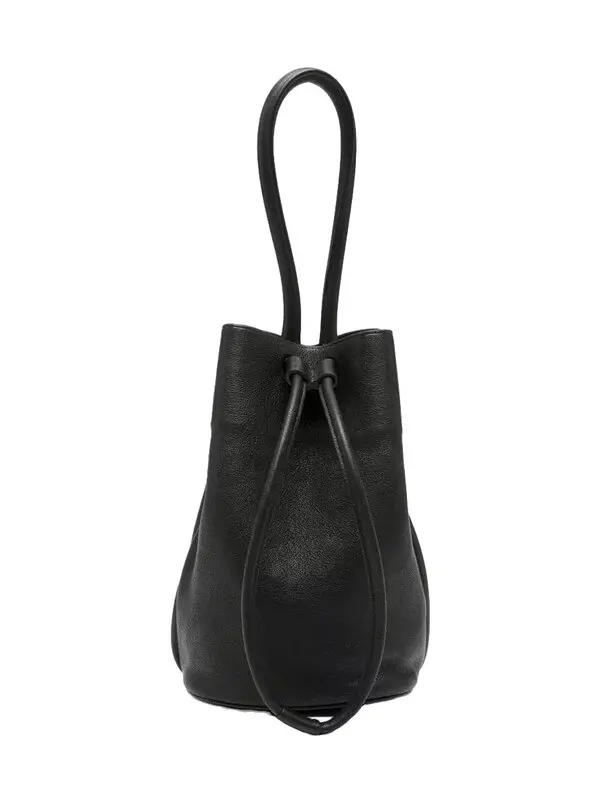 UMA WANG Drawstring Bucket Bag - Black