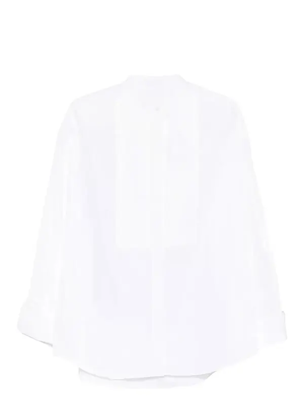 NACKIYE Panelled Shirt - White
