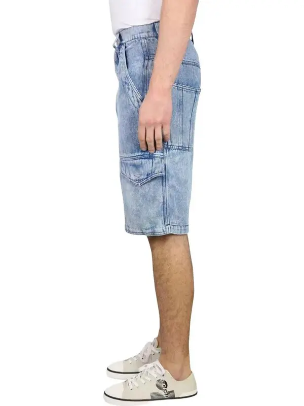 MARANT Timy Cargo Bermuda Shorts - Blue