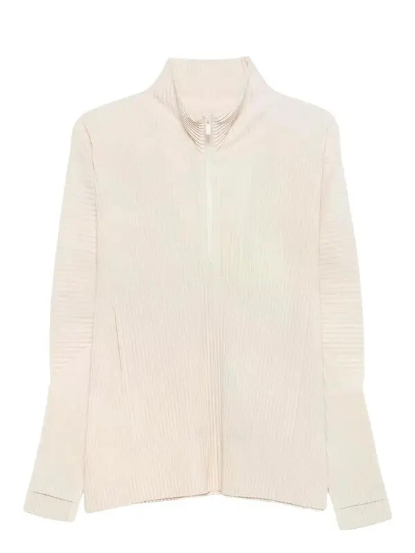 Issey Miyake March Pleated Jacket - Neutrals