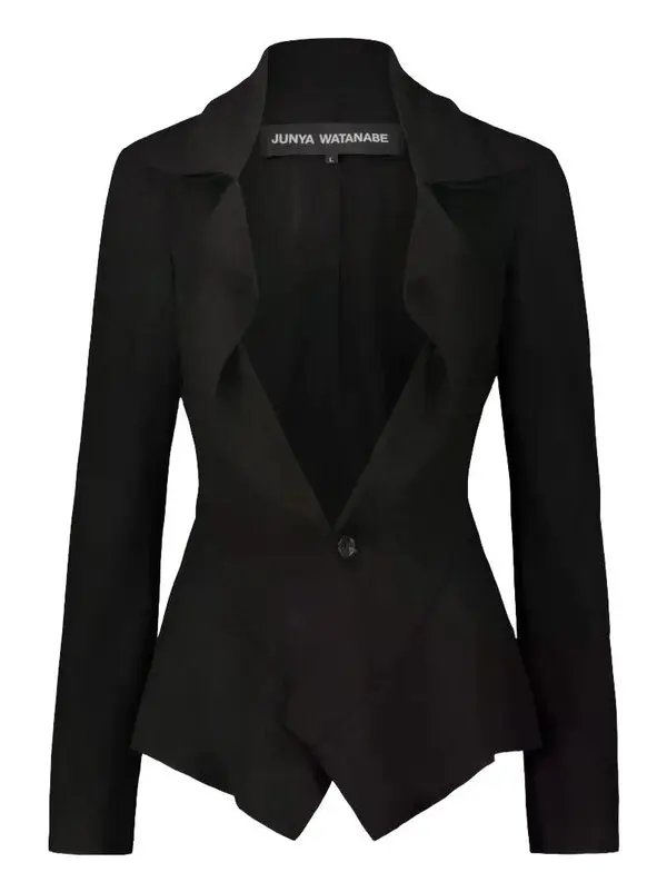 Junya Watanabe Single-breasted Blazer - Black