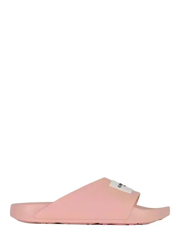 Givenchy Logo-patch Slides - Pink
