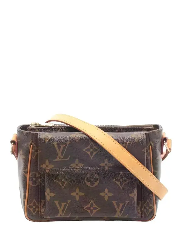 LOUIS VUITTON 2004 Pm Vivacite Monogram Shoulder Bag - Brown