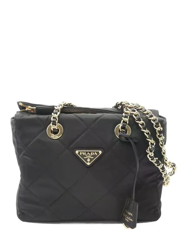 Prada 2020s Re-edition 1995 Chain-strap Shoulder Bag - Black