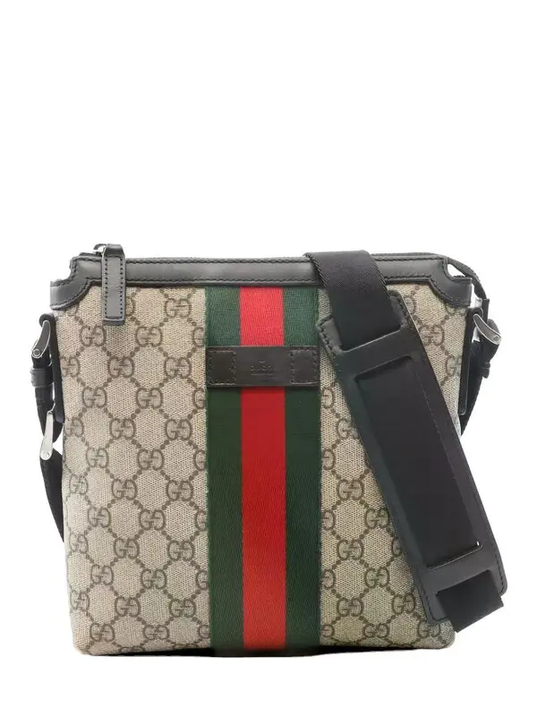 Gucci 2000s Gg Supreme Messenger Bag - Neutrals
