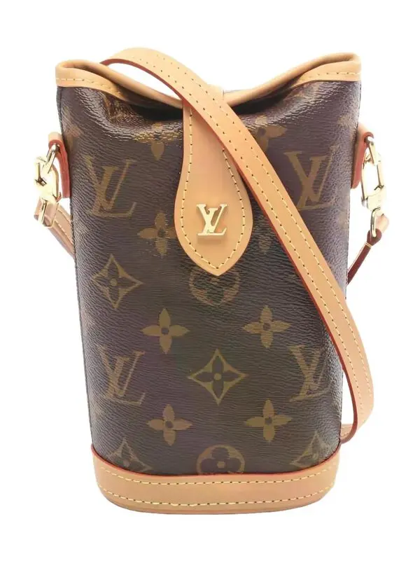 LOUIS VUITTON 2010s Fold Me Pouch Monogram Shoulder Bag - Brown