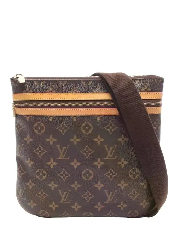 LOUIS VUITTON 2005 Bosphore Monogram Crossbody Bag - Brown