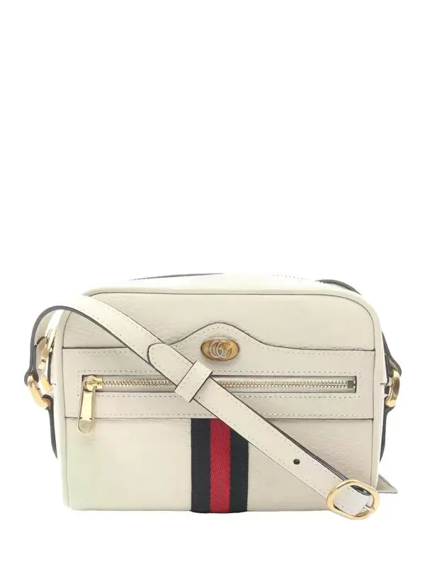 Gucci 2010s Ophidia Leather Shoulder Bag - Neutrals