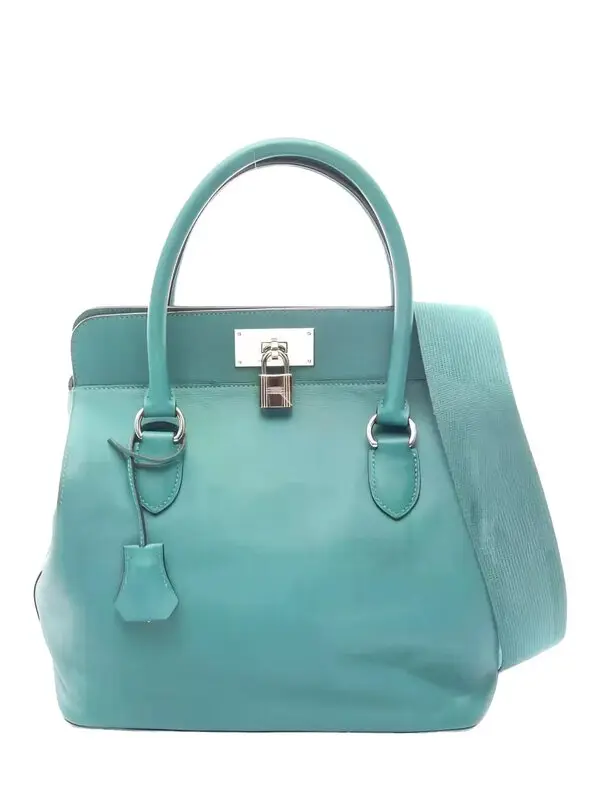 Hermès 2014 26 Toolbox Tote Bag - Blue