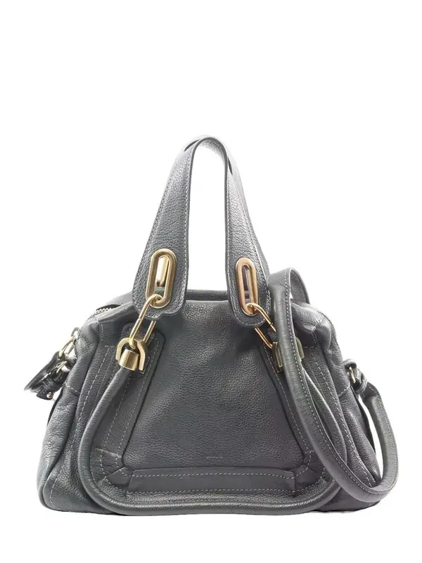 Chloé 2000s Paraty Leather Tote Bag - Grey