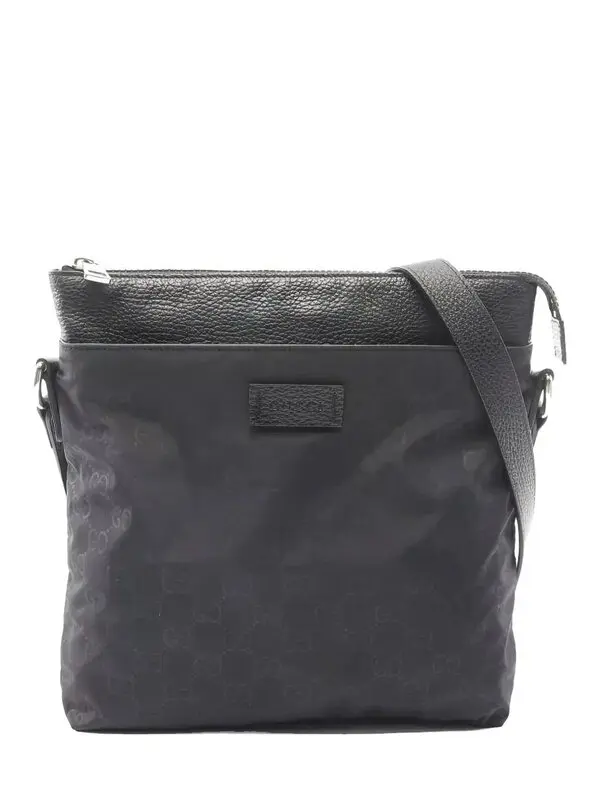 Gucci 2010s Gg-pattern Shoulder Bag - Black
