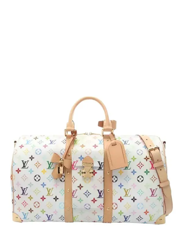 LOUIS VUITTON X Takashi Murakami Keepall Bandoulière 45 - White