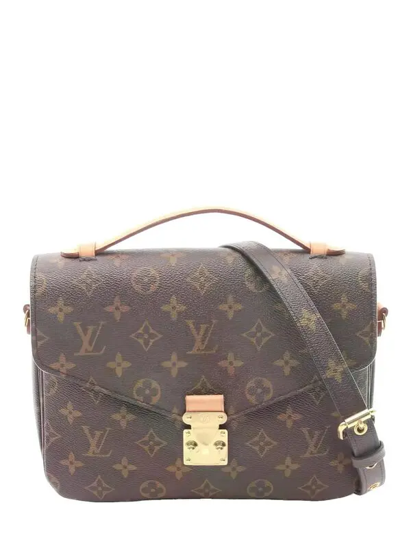 LOUIS VUITTON Metis Mm Monogram Tote Bag - Brown