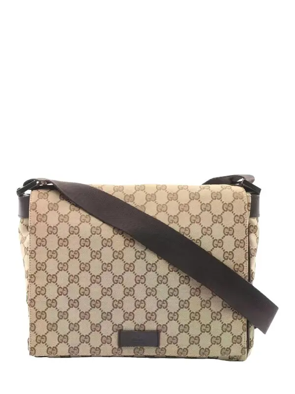 Gucci Gg-pattern Shoulder Bag - Neutrals