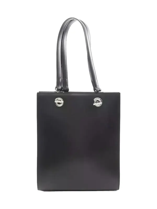 CARTIER 2010s Panthère Leather Tote Bag - Black
