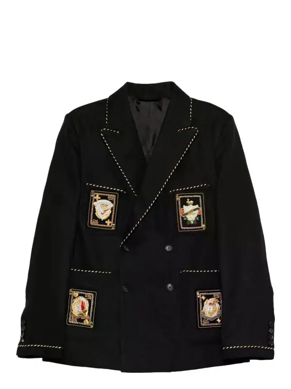 BODE Buttoned Blazer - Black