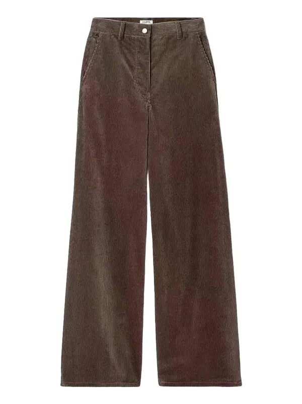 Filippa K Corduroy Wide Leg Trousers - Brown