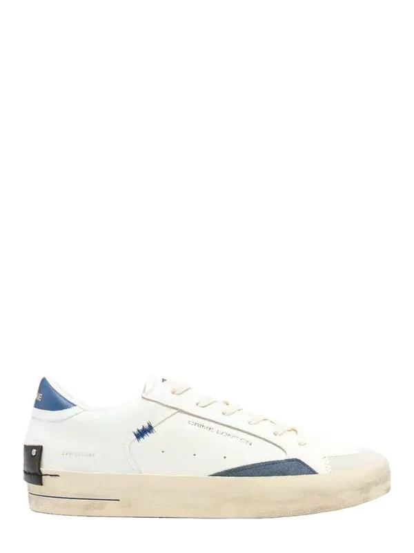 CRIME LONDON Sk8 Deluxe Panelled Low-top Sneakers - Neutrals