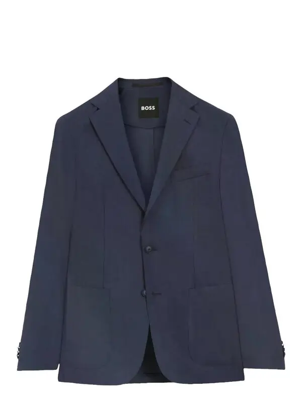 BOSS Button-fastening Blazer - Blue