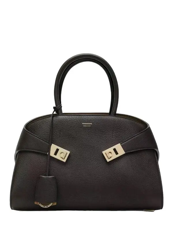 FERRAGAMO Medium Hug Tote - Brown