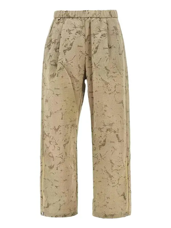 Herno Patterned Trousers - Neutrals