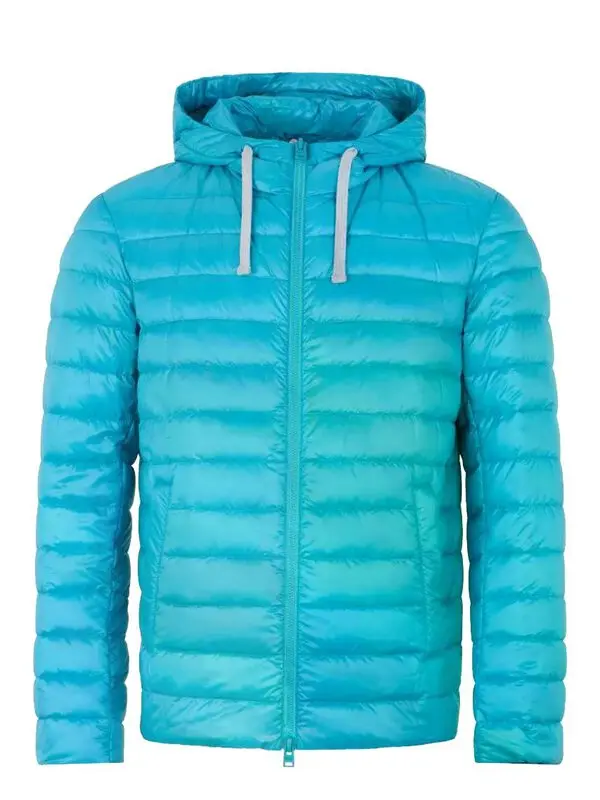 Herno Padded Zip-fastening Hood Jacket - Blue
